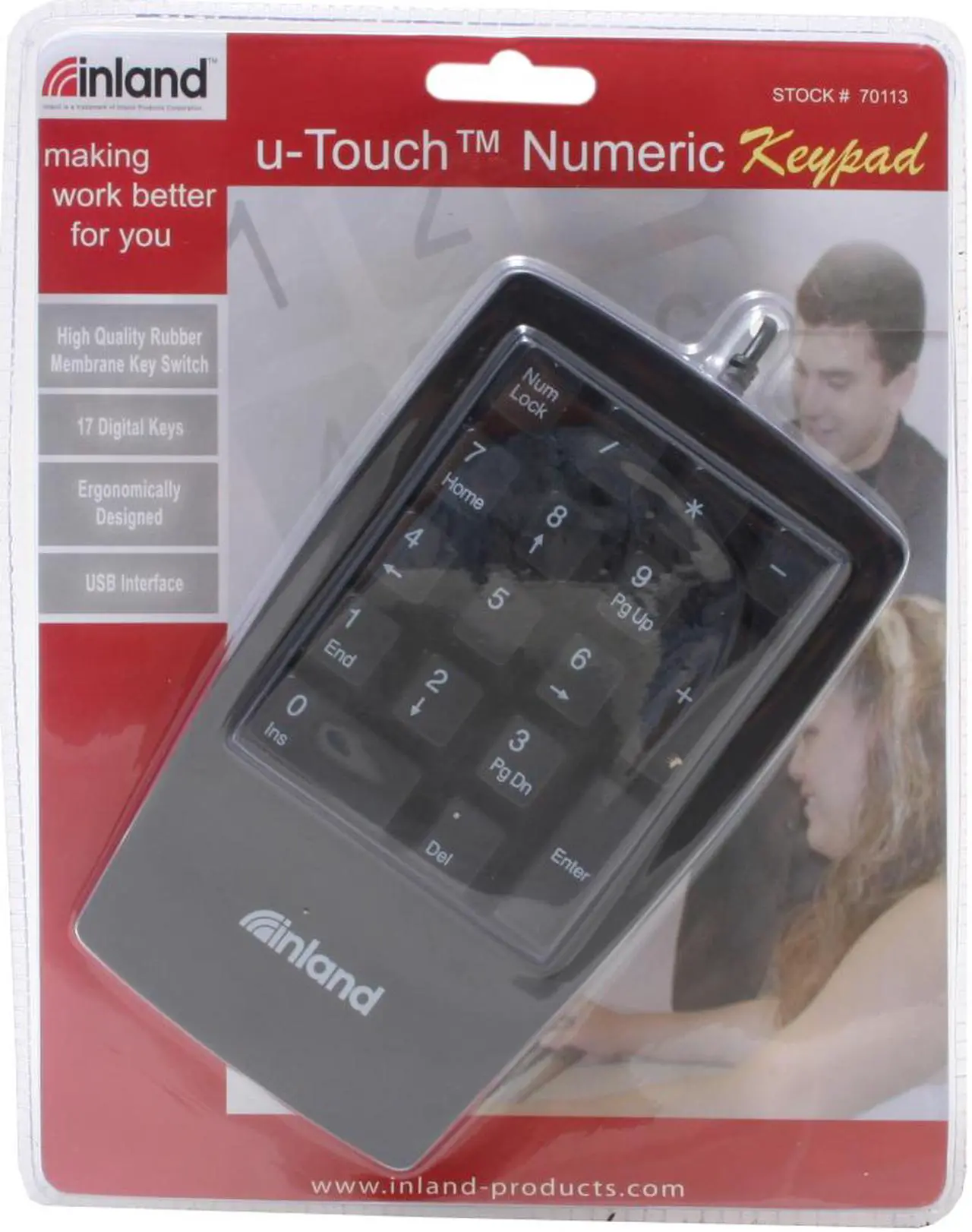 inland u-Touch 70113 Black Keypad - Newegg.com