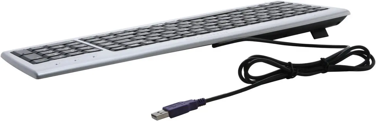 KINGWIN kwkb-0801 Silver and Black Keyboard - Newegg.com