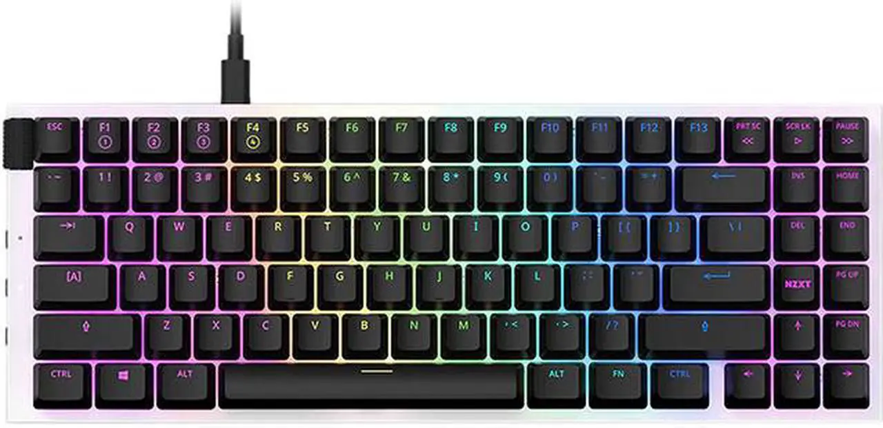 NZXT Function Mini TKL Mechanical Keyboard - KB-175US-WR- PC Gaming ...