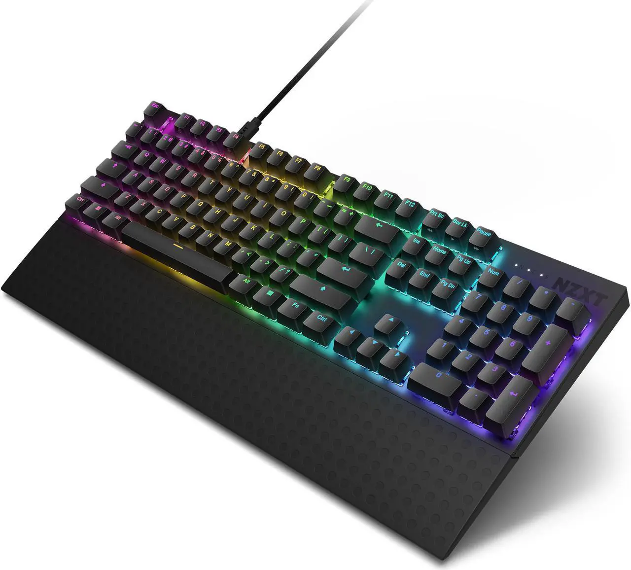 NZXT Function 2 Optical Gaming Keyboard, Linear optical switches, 8,000 ...