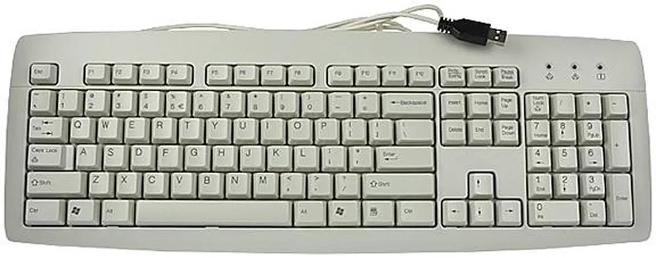 CHERRY J82-16001LUNEU-0 Light Gray Wired Keyboard - Newegg.com