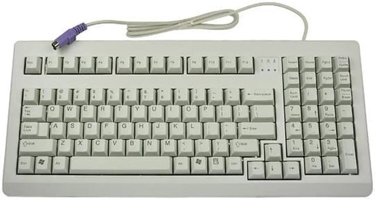 CHERRY G81-1800LPMUS-0 Light grey Wired 1800 Series Keyboards - Newegg.com