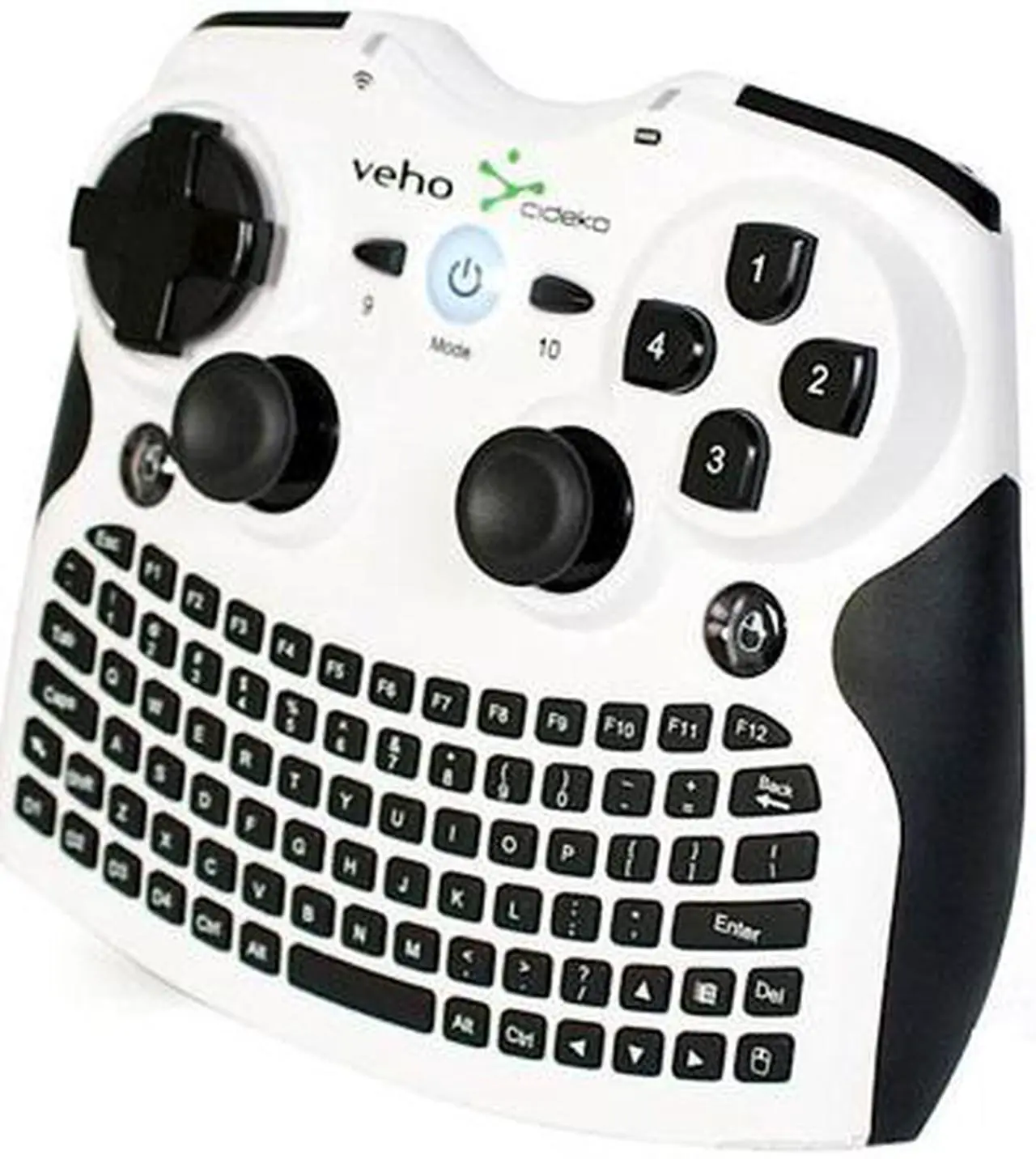 Veho MIMI-KEY-003 White Mimi Wifi Keyboard & Air Mouse with Game ...