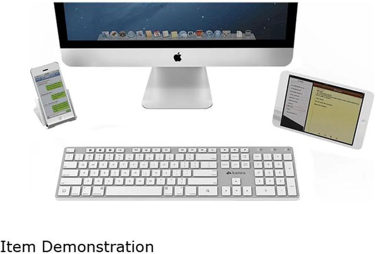 Kanex QWERTYX Bluetooth Wireless Multi-Sync Keyboard - Newegg.com
