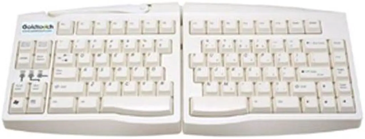 Goldtouch GTU-0033 White Wired Adjustable Keyboard - Newegg.com