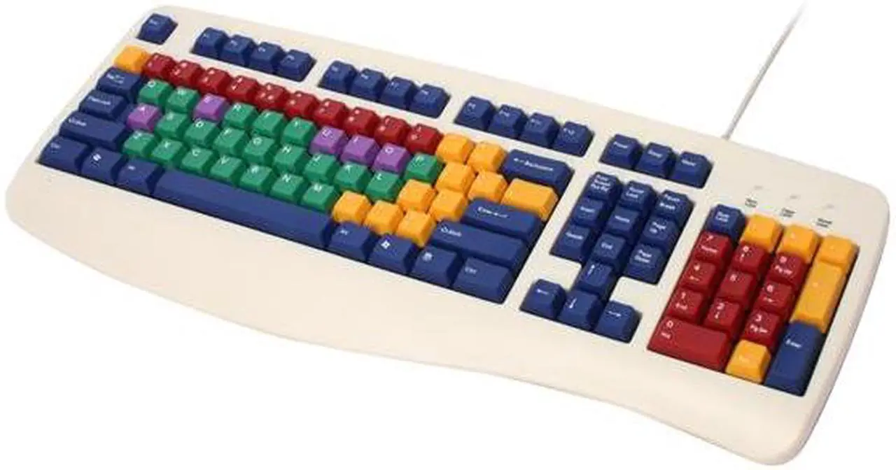 chestercreektech CCT LearningBoard LB2W Color Wired Keyboard - Newegg.com