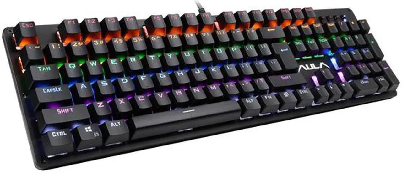 Aula 2010S Wired Mechanical Gaming Keyboard With RGB LED - Newegg.com