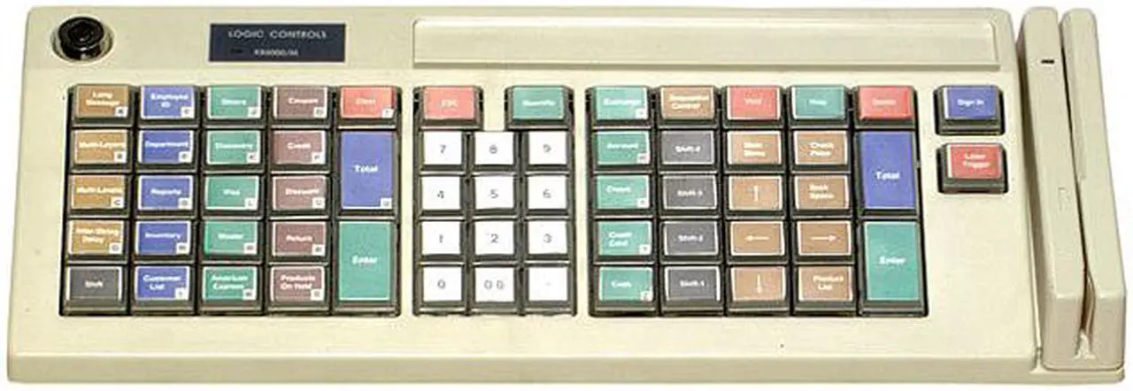 Logic Controls KB5000U-BK POS Keyboard - Newegg.com