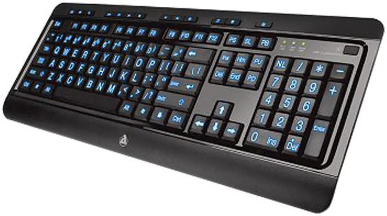 Aluratek AKB505U Black Wired LED Backlght Keyboard - Newegg.com