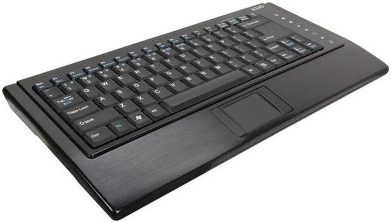 AZIO Wireless Bluetooth Keyboard with Trackpad KB338BP Black Bluetooth ...