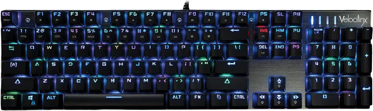Velocilinx VXGM-KB104P-OBL-BK Brennus Gaming Keyboard - Newegg.ca