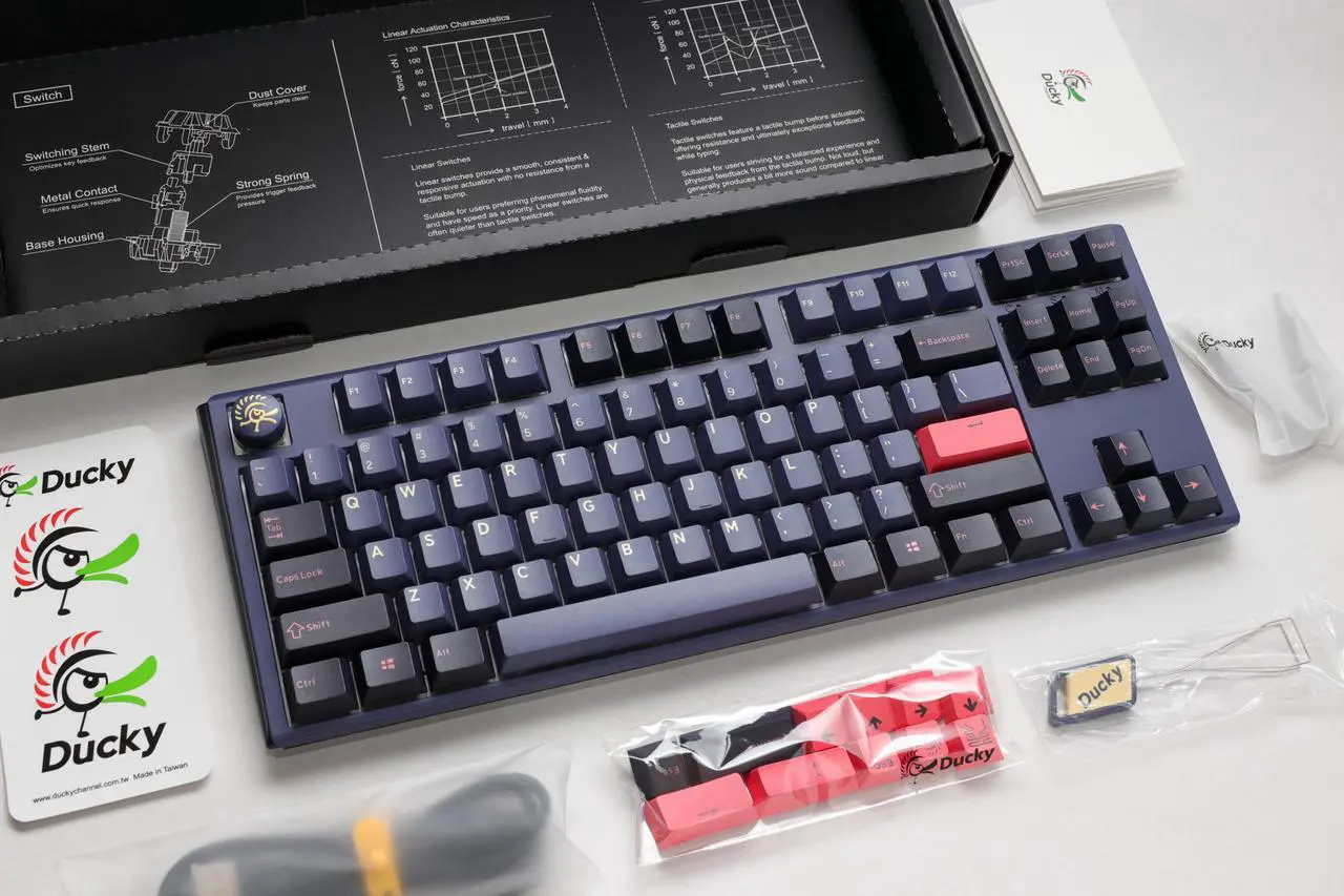 Ducky ONE 3 RGB Cosmic - TKL - Silent Red Keyboard - Newegg.ca