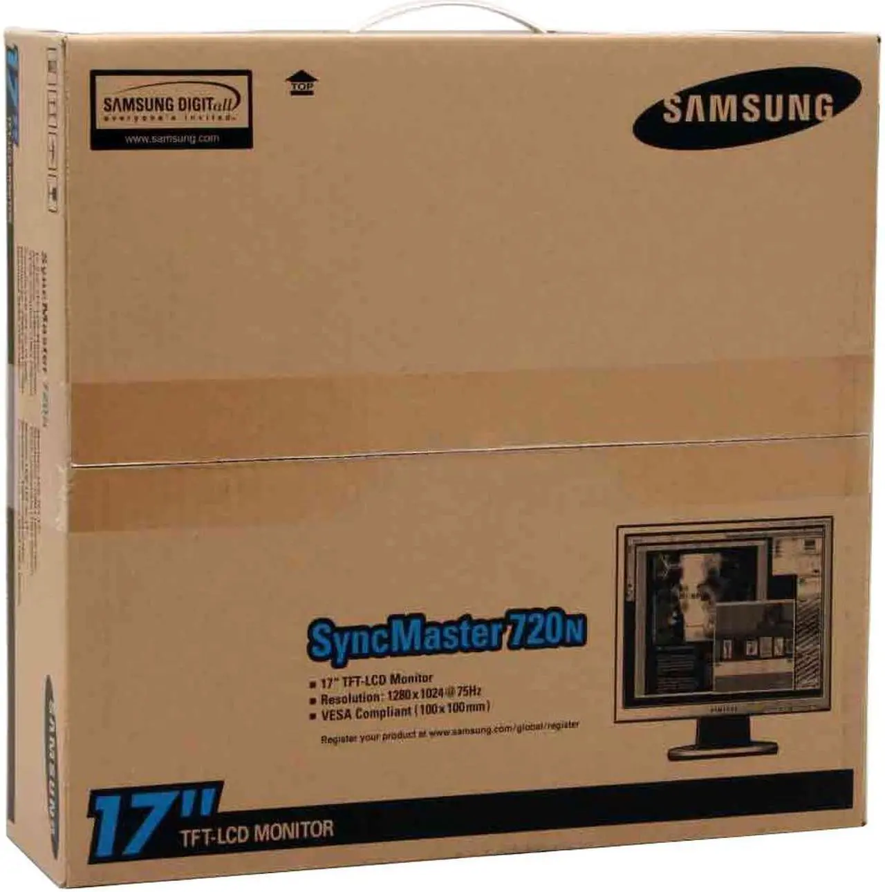 SAMSUNG 17" a-si TFT active matrix SXGA LCD Monitor 8 ms D-Sub 720N ...