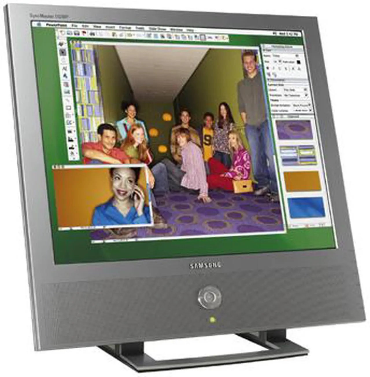 SAMSUNG 192MP-Silver Silver 19" 25ms DVI LCD TV Monitor 260 cd/m2 700:1 ...