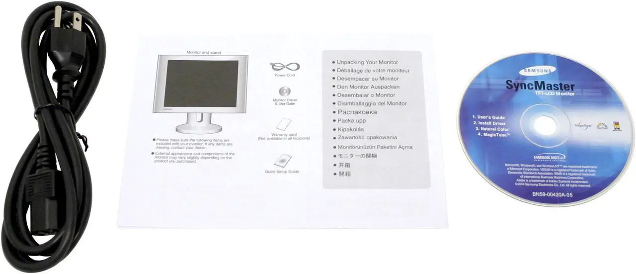 SAMSUNG 510N-Black Black 15" 16ms LCD Monitor 250 cd/m2 450:1 - Newegg.com