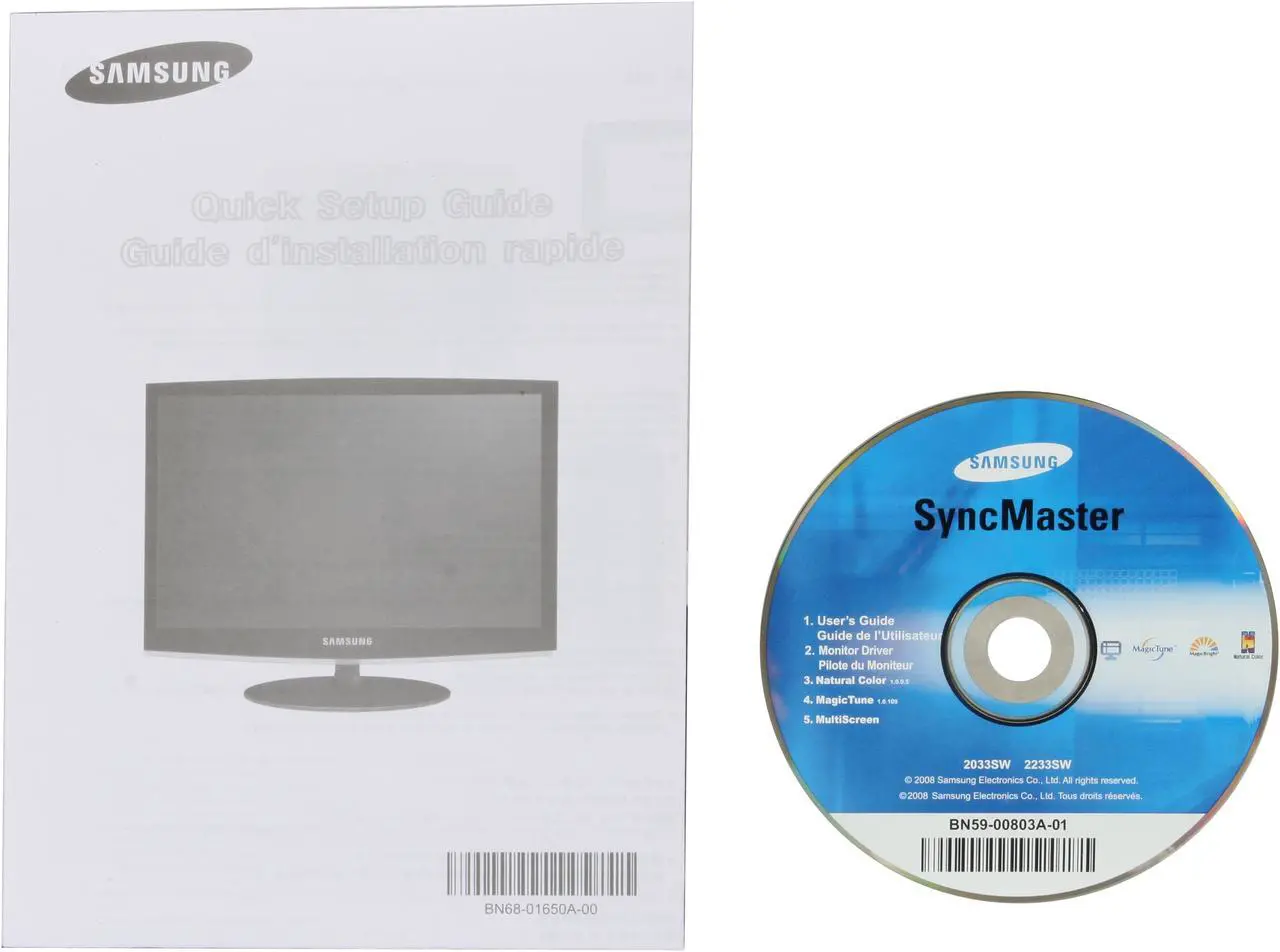 SAMSUNG 2233SW High Glossy Black 21.5" 5ms Widescreen LCD Monitor 300 ...