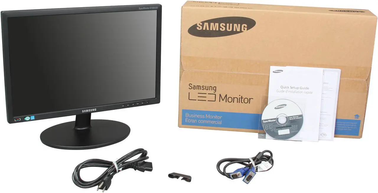SAMSUNG 19" LCD Monitor 5 ms S19B220NW - Newegg.com