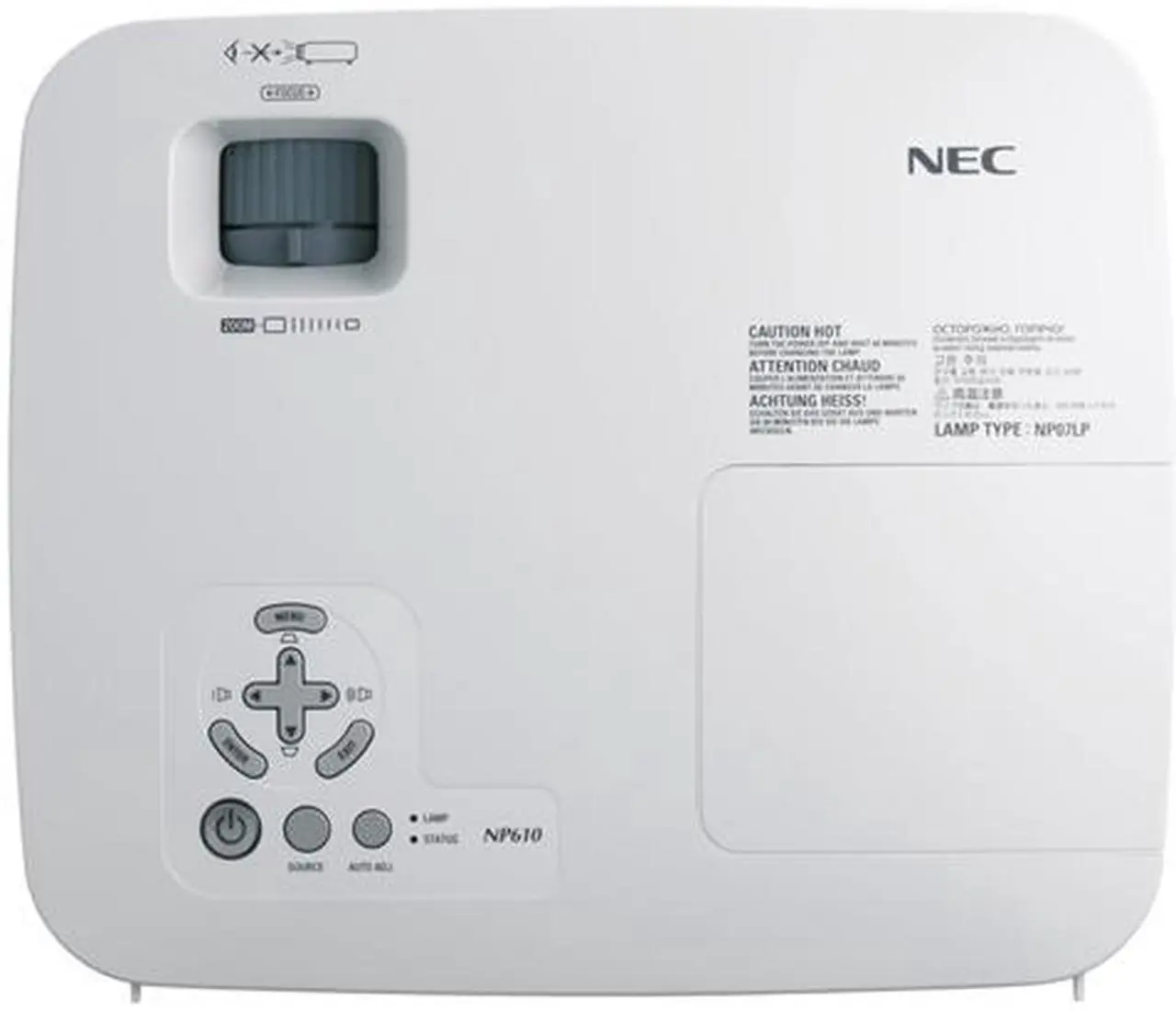 NEC Display Solutions NP610 LCD Projector - Newegg.com