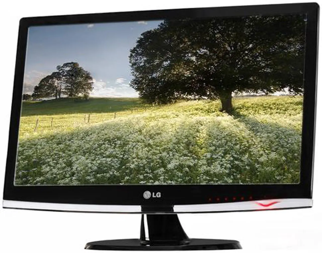 LG W2053TQ-PF Black 20" 2ms GTG 16:9 Widescreen LCD Monitor w/ HDCP ...