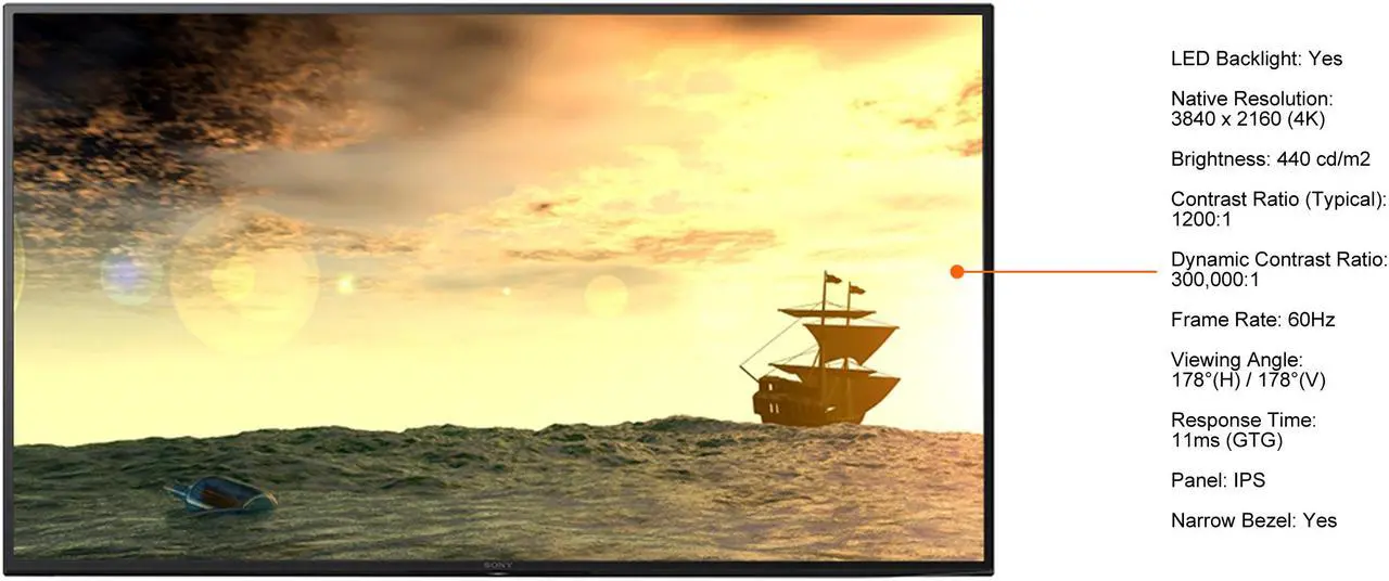 Sony BRAVIA BZ30J 65" Class HDR 4K UHD Commercial IPS LED Display ...