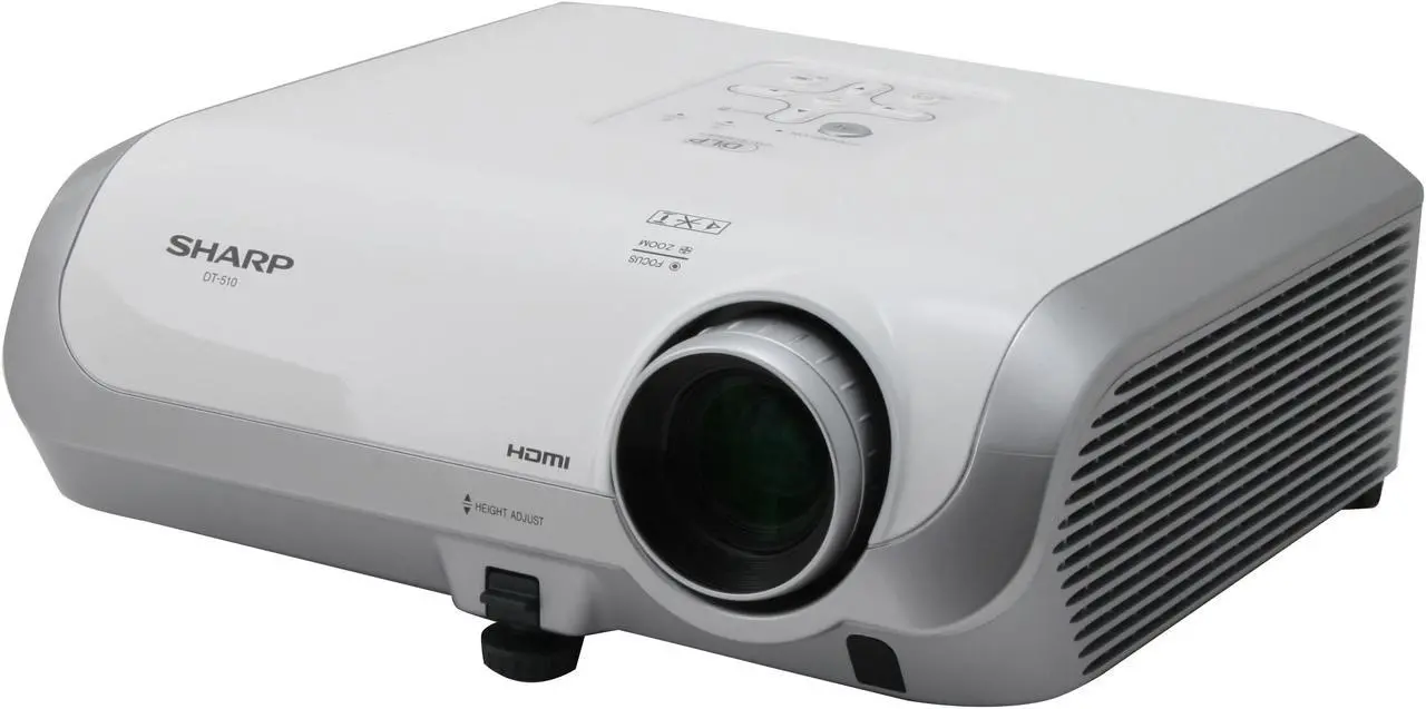 SHARP DT-510 720p DLP Home Theater Projector with HDMI input and Manual ...