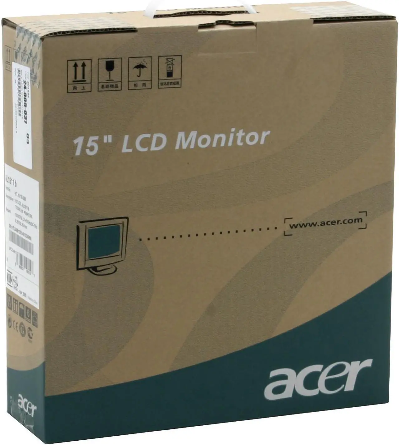 Acer 15" TFT LCD XGA LCD Monitor 25 ms AL1511B - Newegg.com
