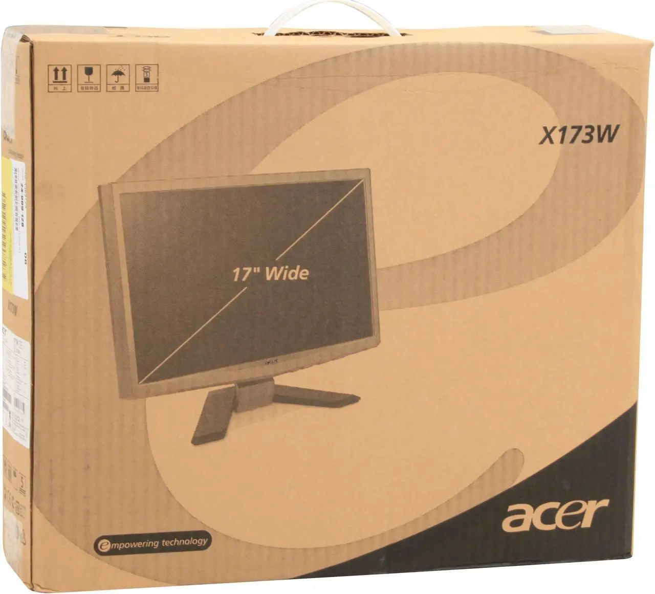Acer 17" TFT LCD WXGA+ LCD Monitor 8 ms X173WB - Newegg.com