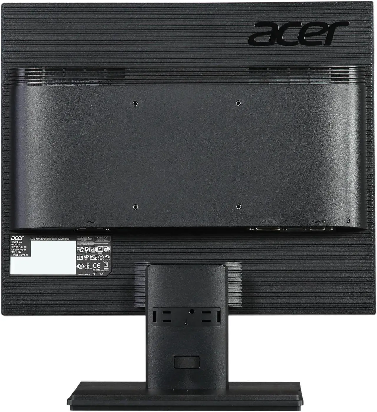 Acer V176L bd 17" SXGA 1280 x 1024 75Hz VGA DVI Backlit LED LCD Monitor ...