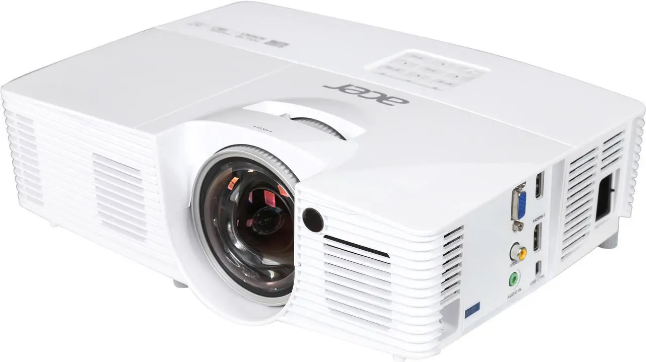 Acer H6517ST Projector, 3000 Lumens, 10000:1 Contrast Ratio, 45" - 300 ...
