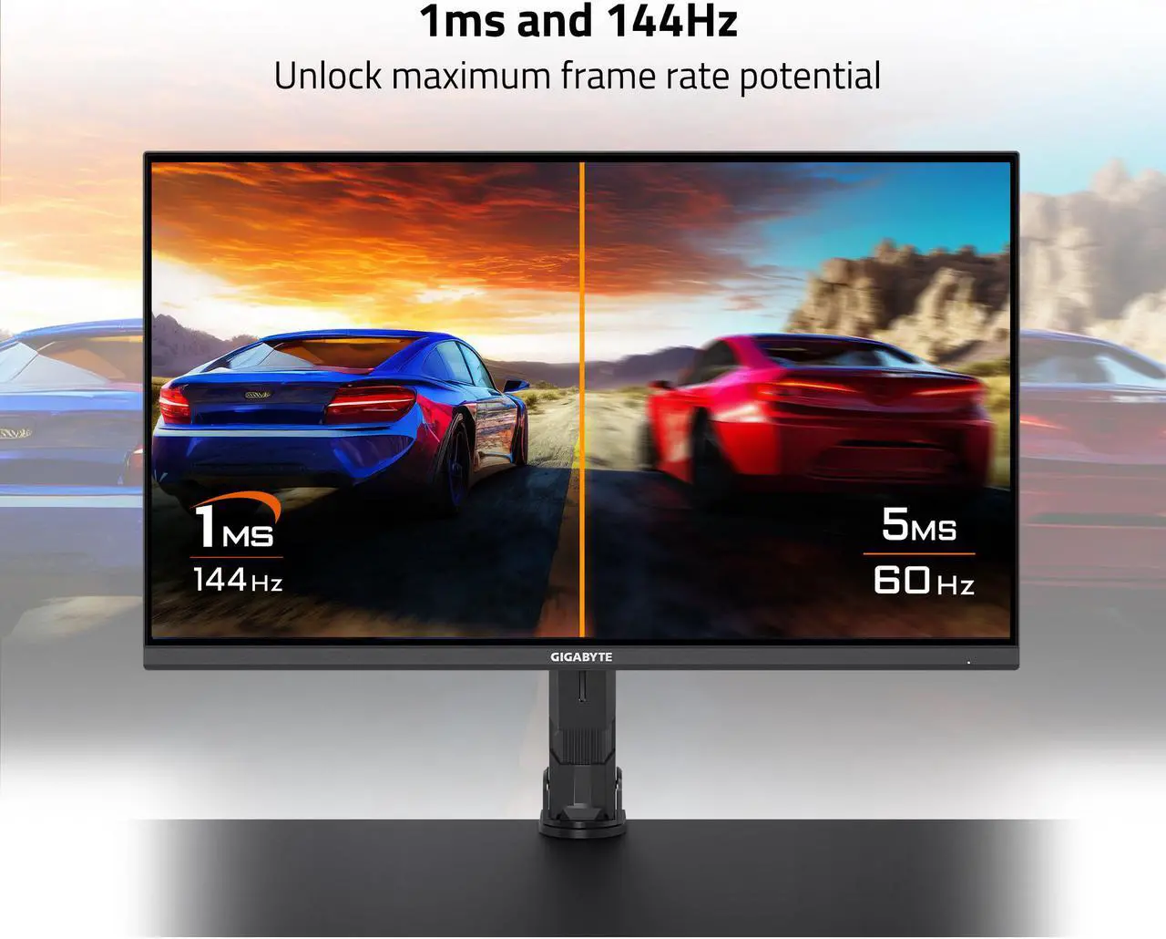 Open Box: GIGABYTE 32" 144Hz UHD KVM IPS Gaming Monitor 3840 x 2160 4k ...