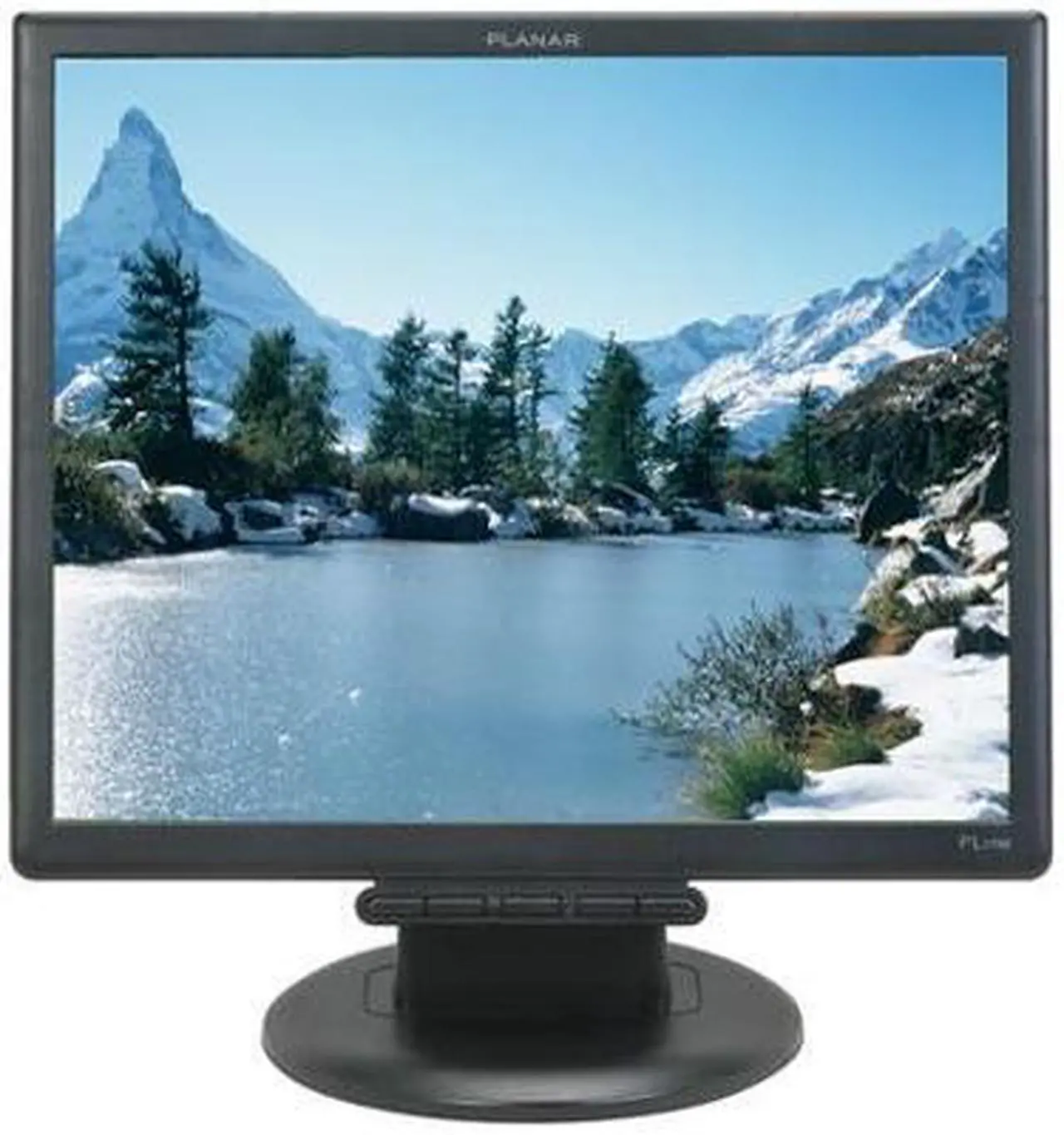 PLANAR PL1700-BK Black 17" 5ms PL1700 LCD Monitor w/AS2 Black Dual ...