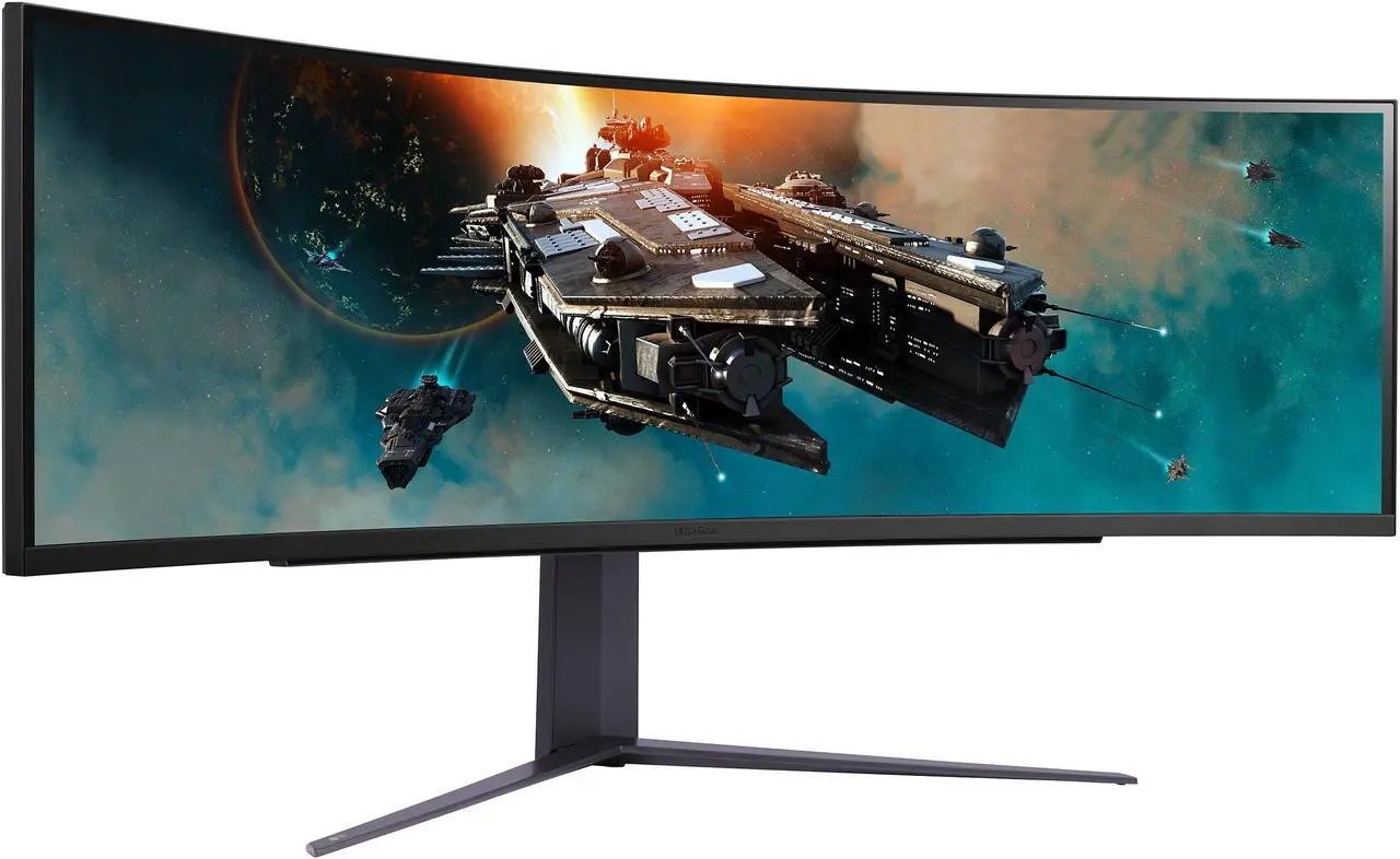 LG 49" 240 Hz VA DQHD Curved Gaming Monitor FreeSync Premium Pro (AMD ...