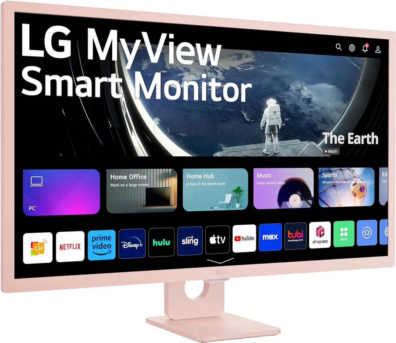 LG 32SR50F-P MyView Smart Monitor 32-Inch FHD (1920x1080) IPS Display ...