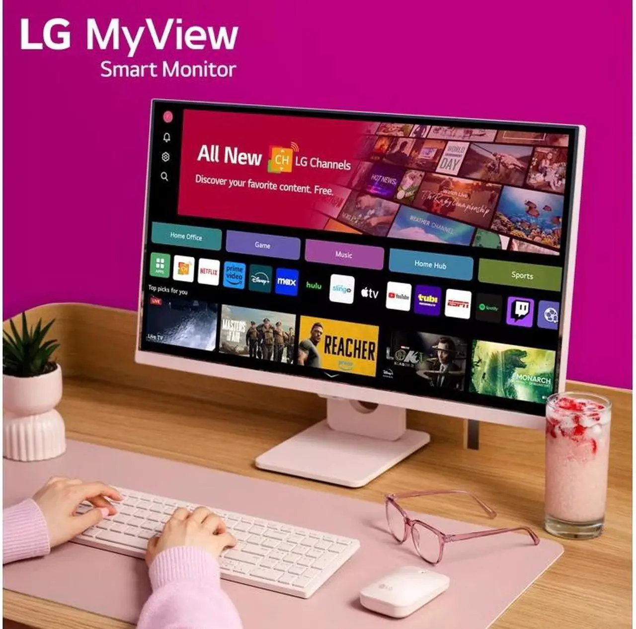 LG 27" 60 Hz IPS FHD Monitor 5 ms NTSC 72% MyView 27SR5BF-P - Newegg.com