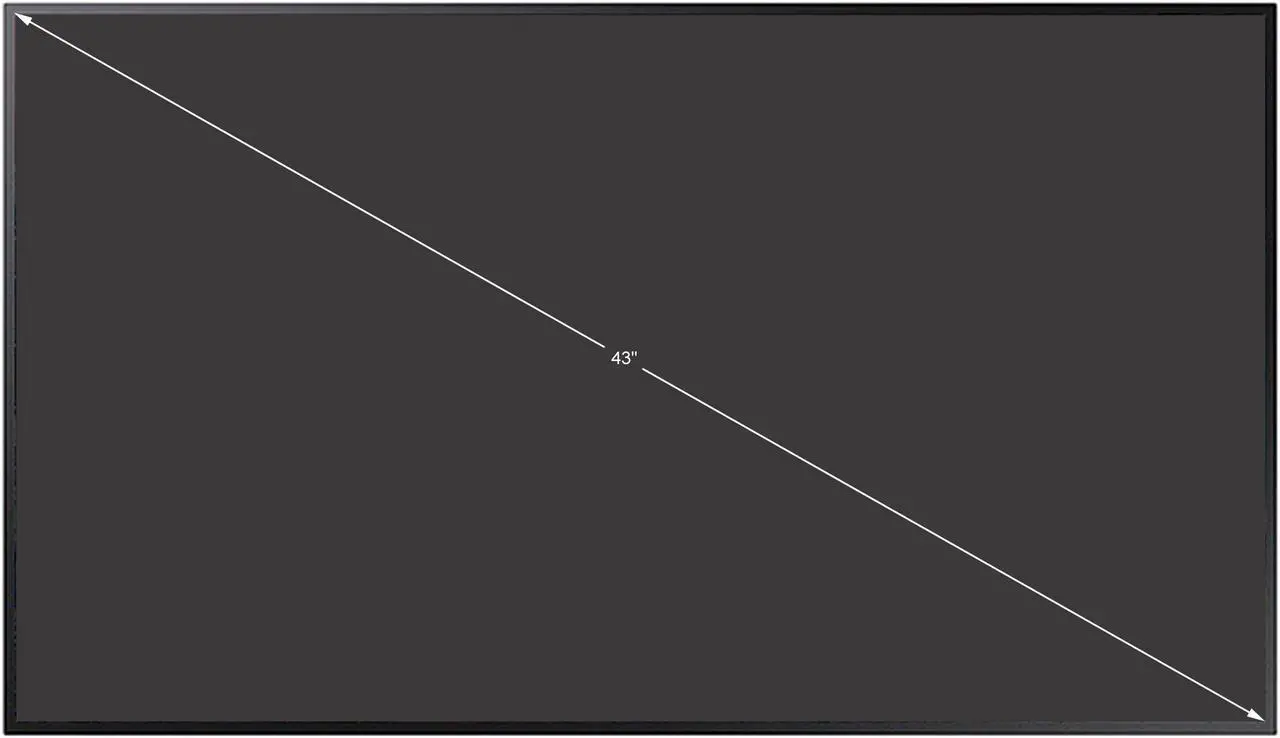 Samsung QM43R-B Black 43" 8ms (GTG) 3840 x 2160 (4K) 16.7 Million ...