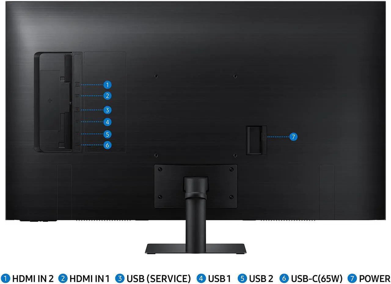 Samsung 43" Smart Monitor M7 (M70D) 4K UHD with Streaming TV, Speakers ...