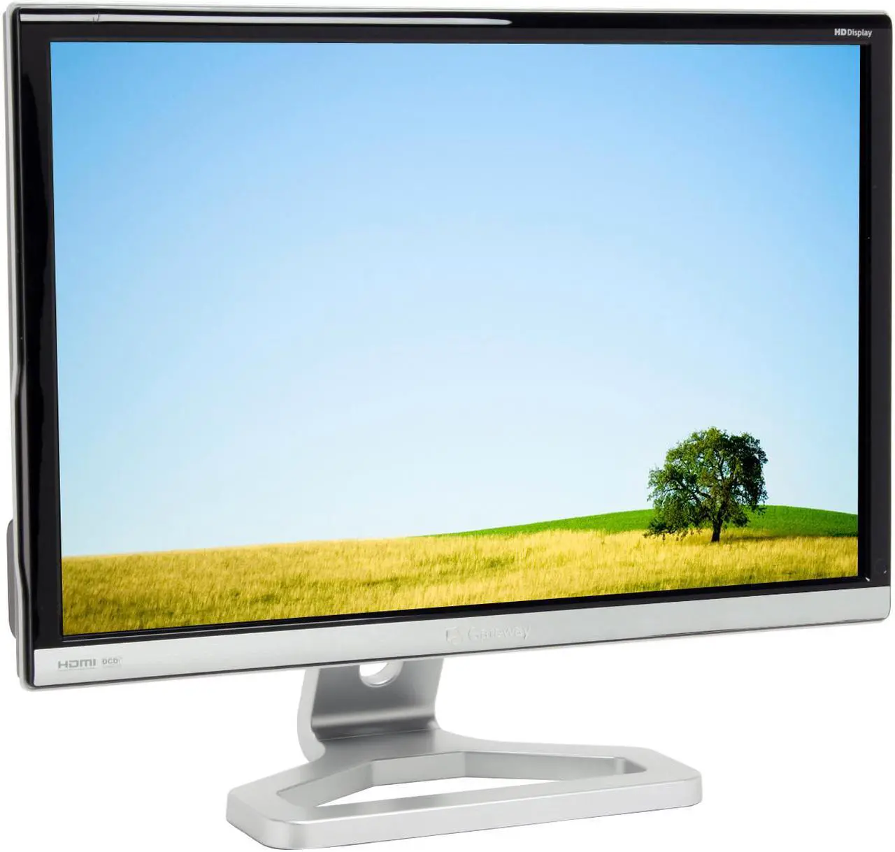 Gateway HD2200 Black-Silver 22" 4ms DVI HDMI Widescreen LCD Monitor 300 ...