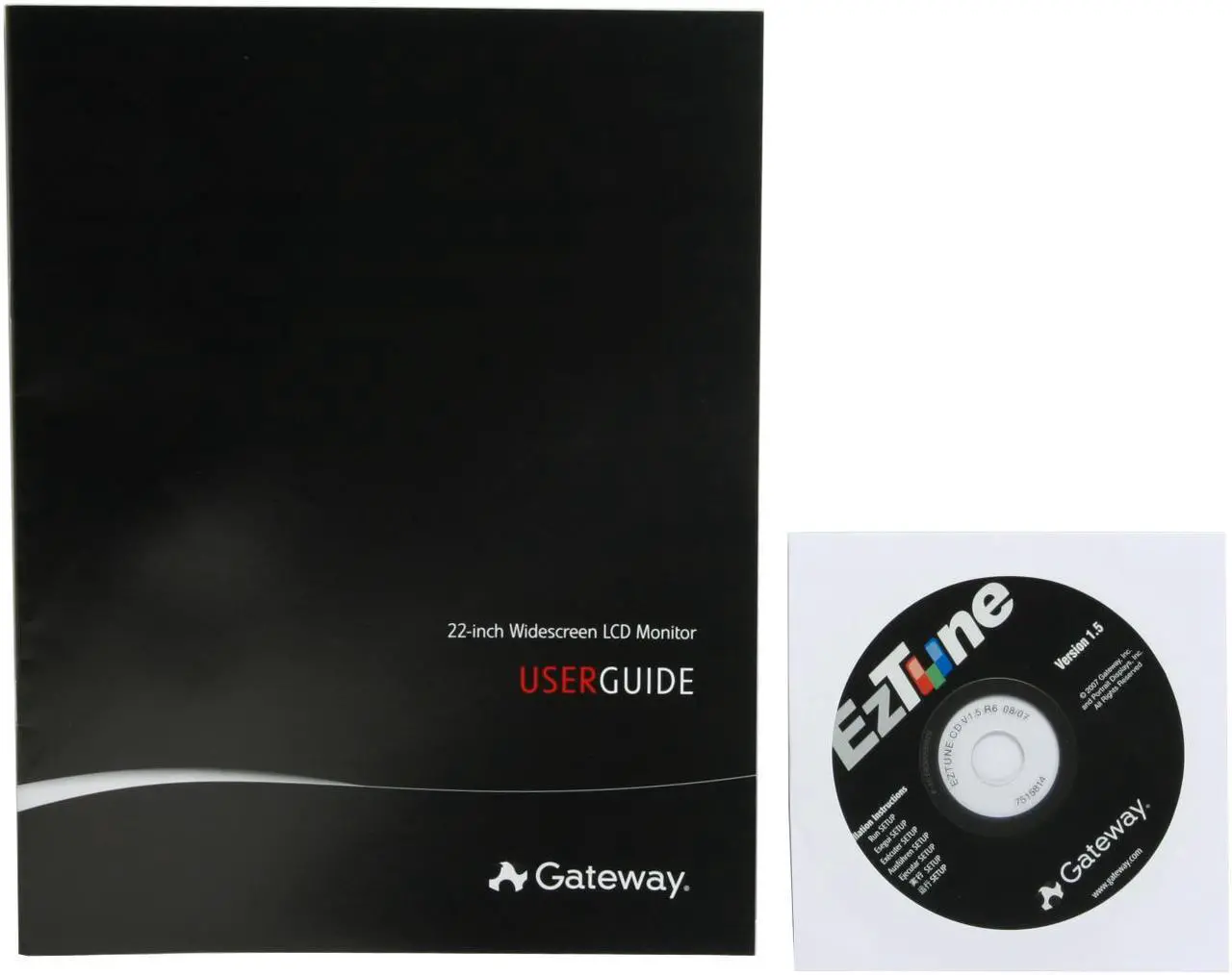 Gateway HD2200 Black-Silver 22" 4ms DVI HDMI Widescreen LCD Monitor 300 ...