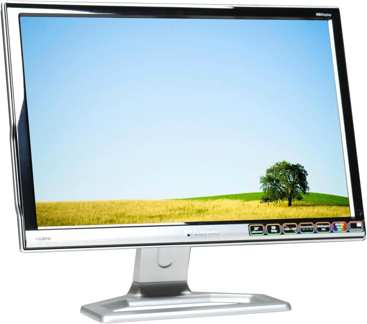Open Box: Gateway 24" WUXGA LCD Monitor 5 ms D-Sub, DVI, HDMI FHD2401 ...