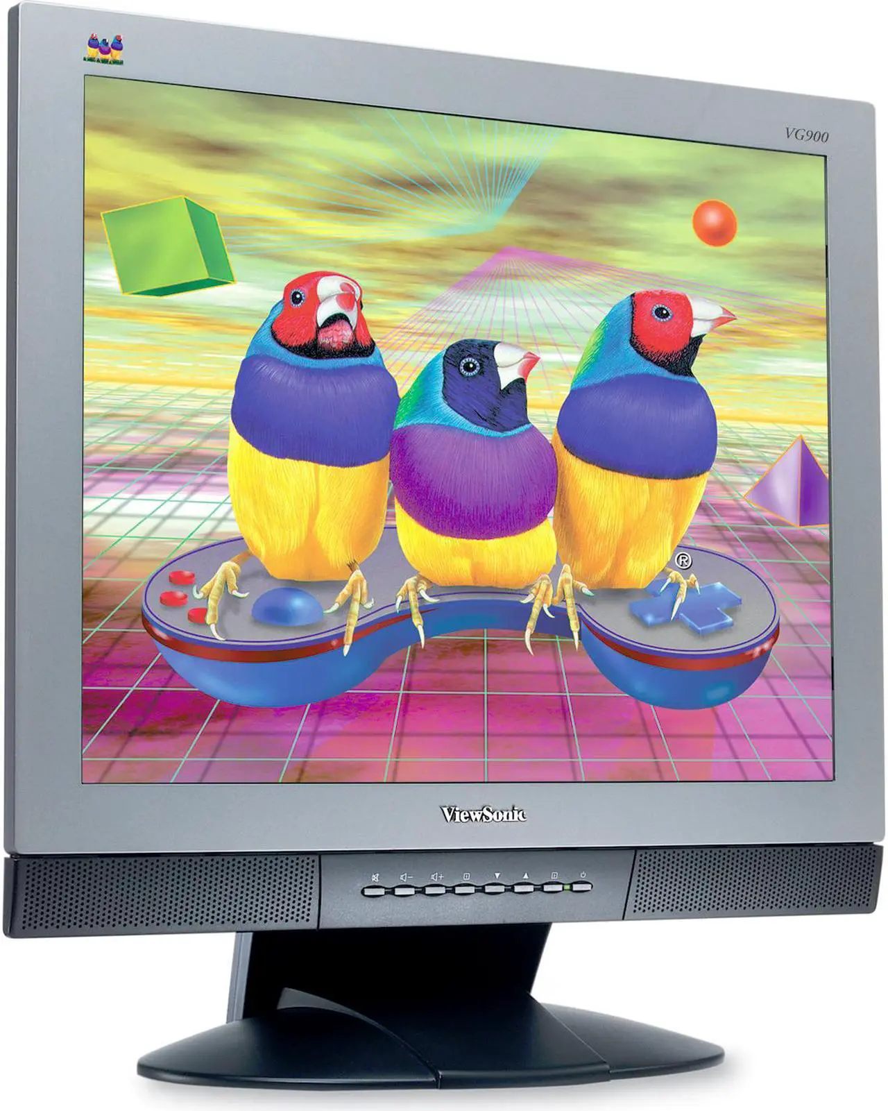 ViewSonic 19" Active Matrix, TFT LCD SXGA LCD Monitor 25 ms 15-pin mini ...