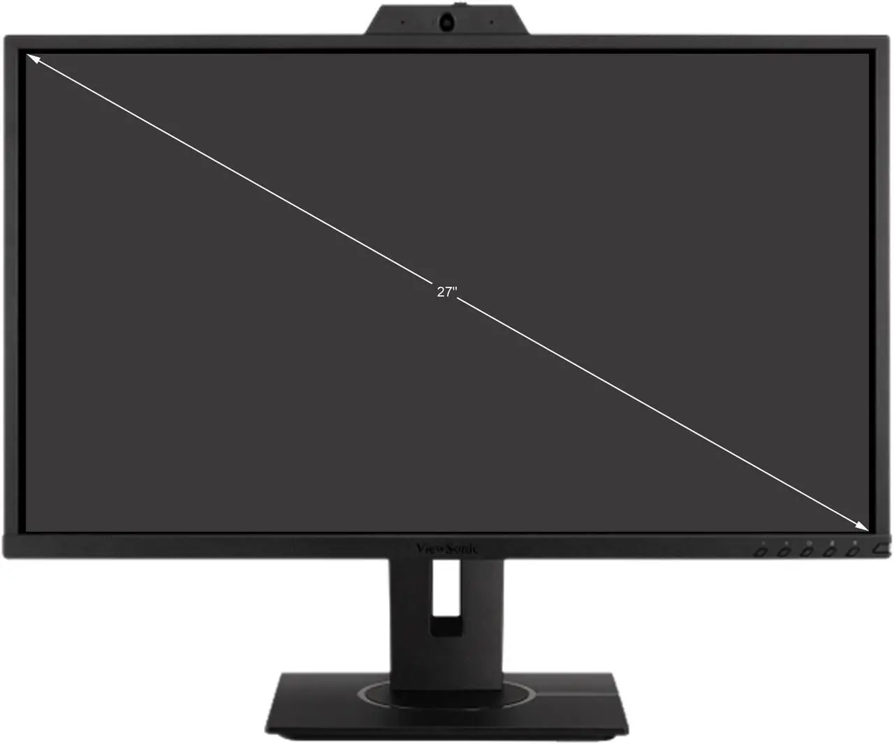 Open Box: ViewSonic VG2740V 27 Inch 1080p IPS Video Conferencing ...