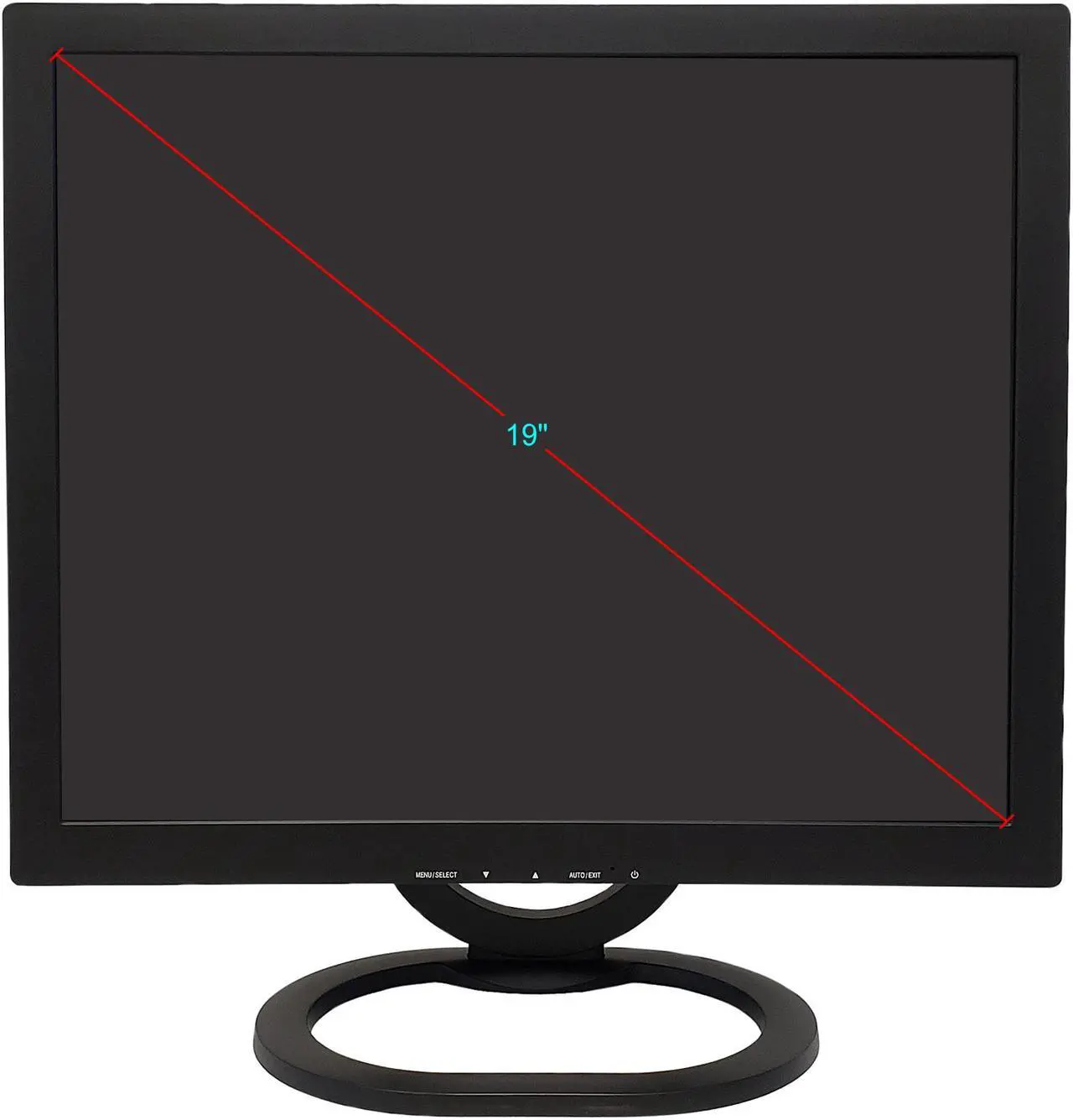 ViewEra V191HV2 19" SXGA 1280 x 1024 VGA S-Video Composite Video Built ...