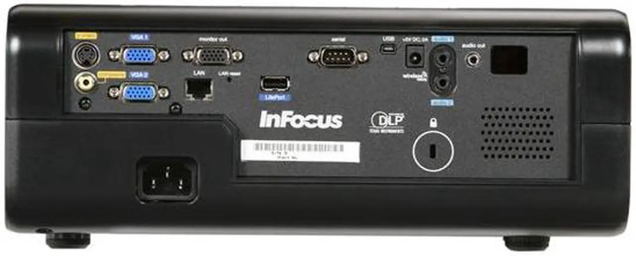 INFOCUS IN2114 XGA 1024x768 3000 ANSI Lumens DLP Projector w/ Network ...