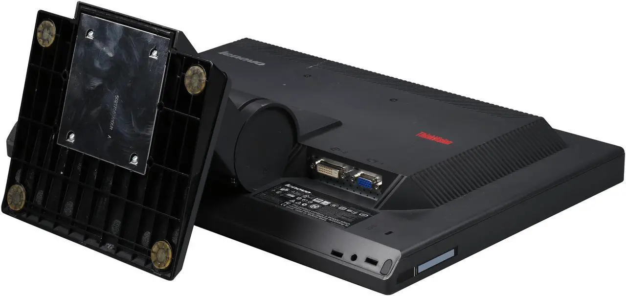 Refurbished: Lenovo 19" 60 Hz LCD Monitor 5 ms D-Sub, DVI-D ThinkVision ...