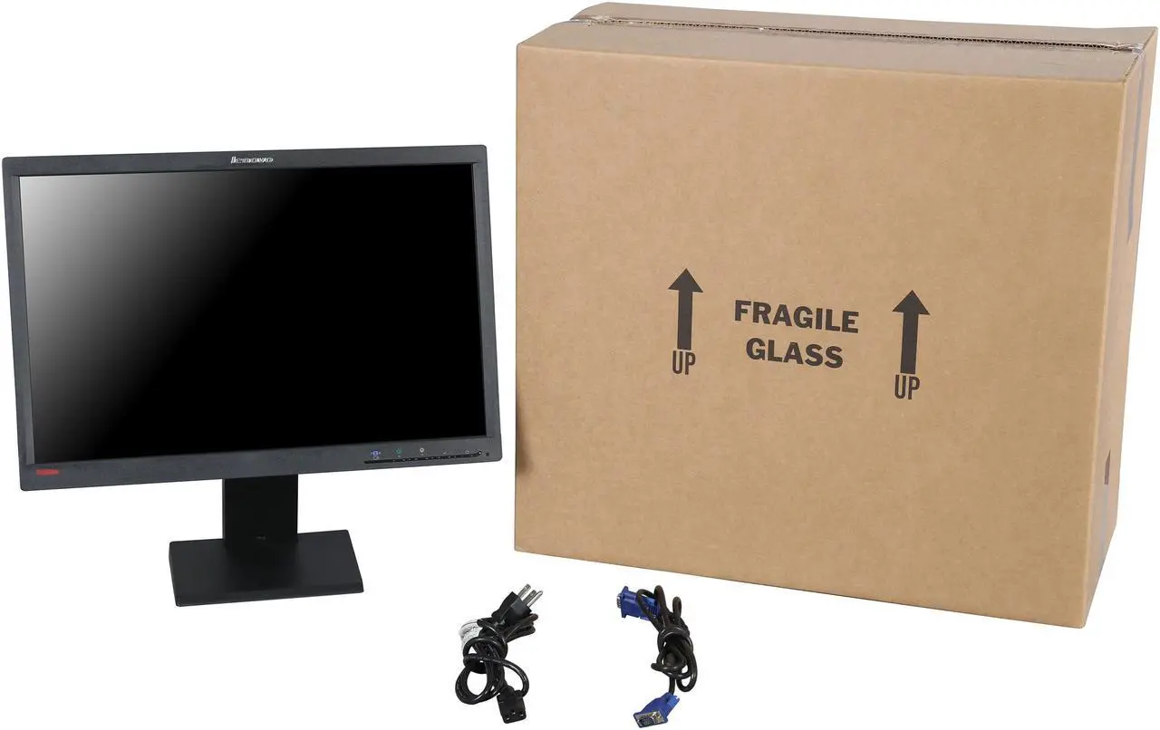 Refurbished: Lenovo L2250P Black 22” 5ms LED LCD Monitor 1680x1050 16: ...