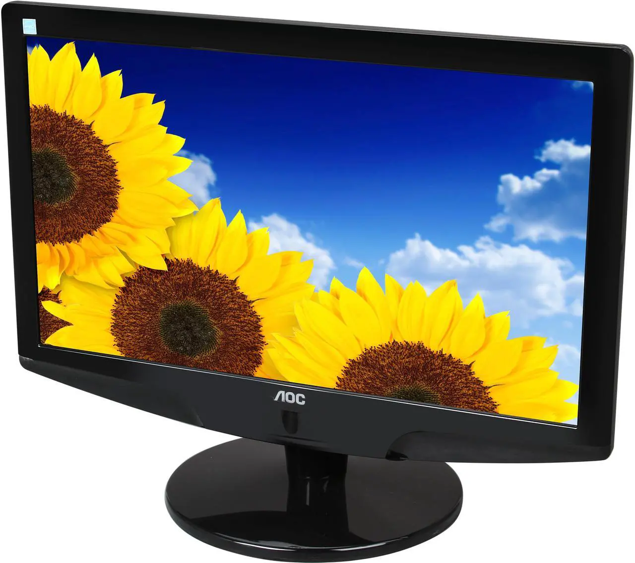 Refurbished: AOC 18.5" Active Matrix, TFT LCD LCD Monitor 5 ms 1366 x ...