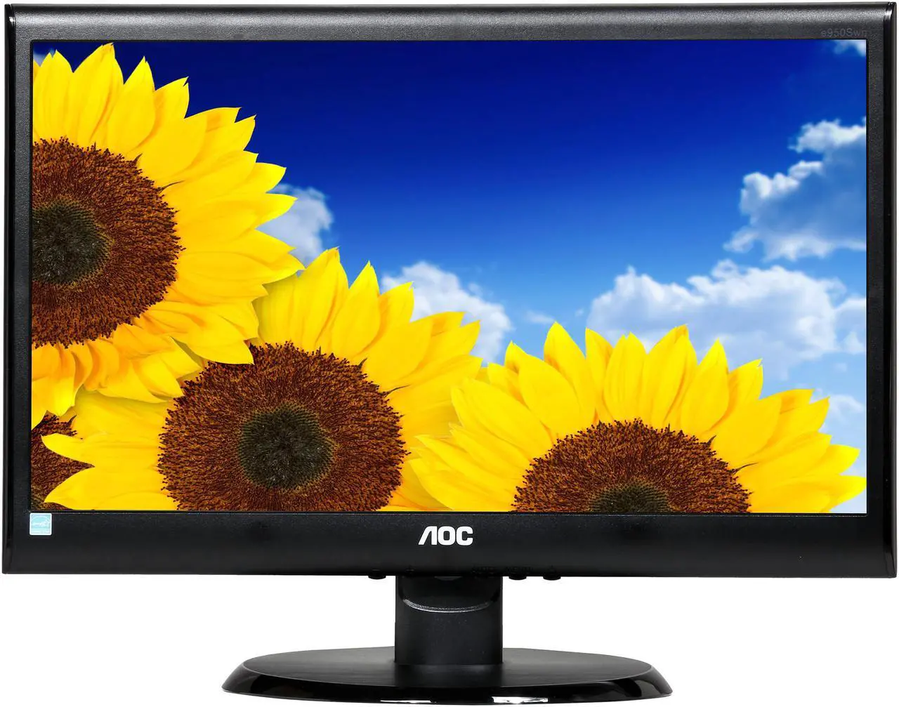 Open Box: AOC 19" 60 Hz LCD Monitor 5 ms D-Sub E950SWN-B - Newegg.com