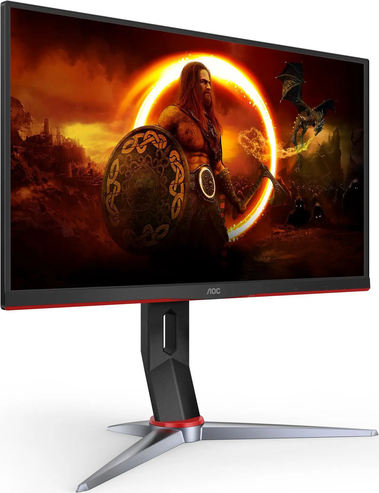Open Box: AOC 24" (23.8" Viewable) 165 Hz VA FHD Gaming Monitor ...