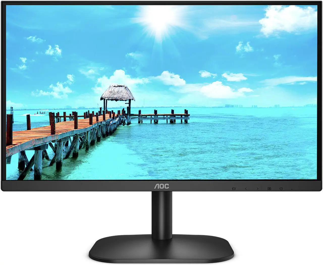AOC 24B2H2 24” Frameless IPS Monitor, FHD 1920x1080, 100Hz, 106% sRGB ...