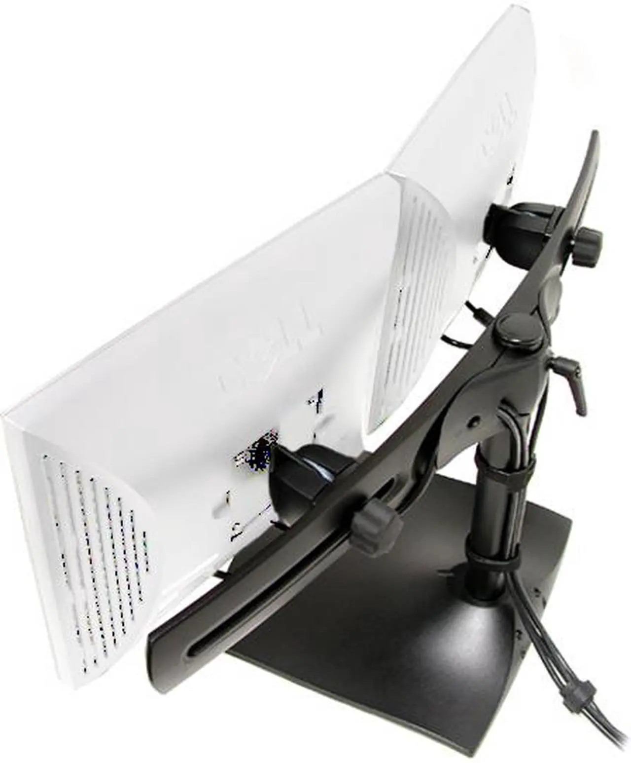 Ergotron DS100 Dual-Monitor Desk Stand, Horizontal (black) - Newegg.com